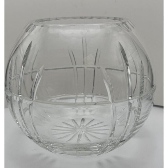 Bombay | Accents | Bombay Cut Crystal Tarra Rose Bowl Candle Holder ...